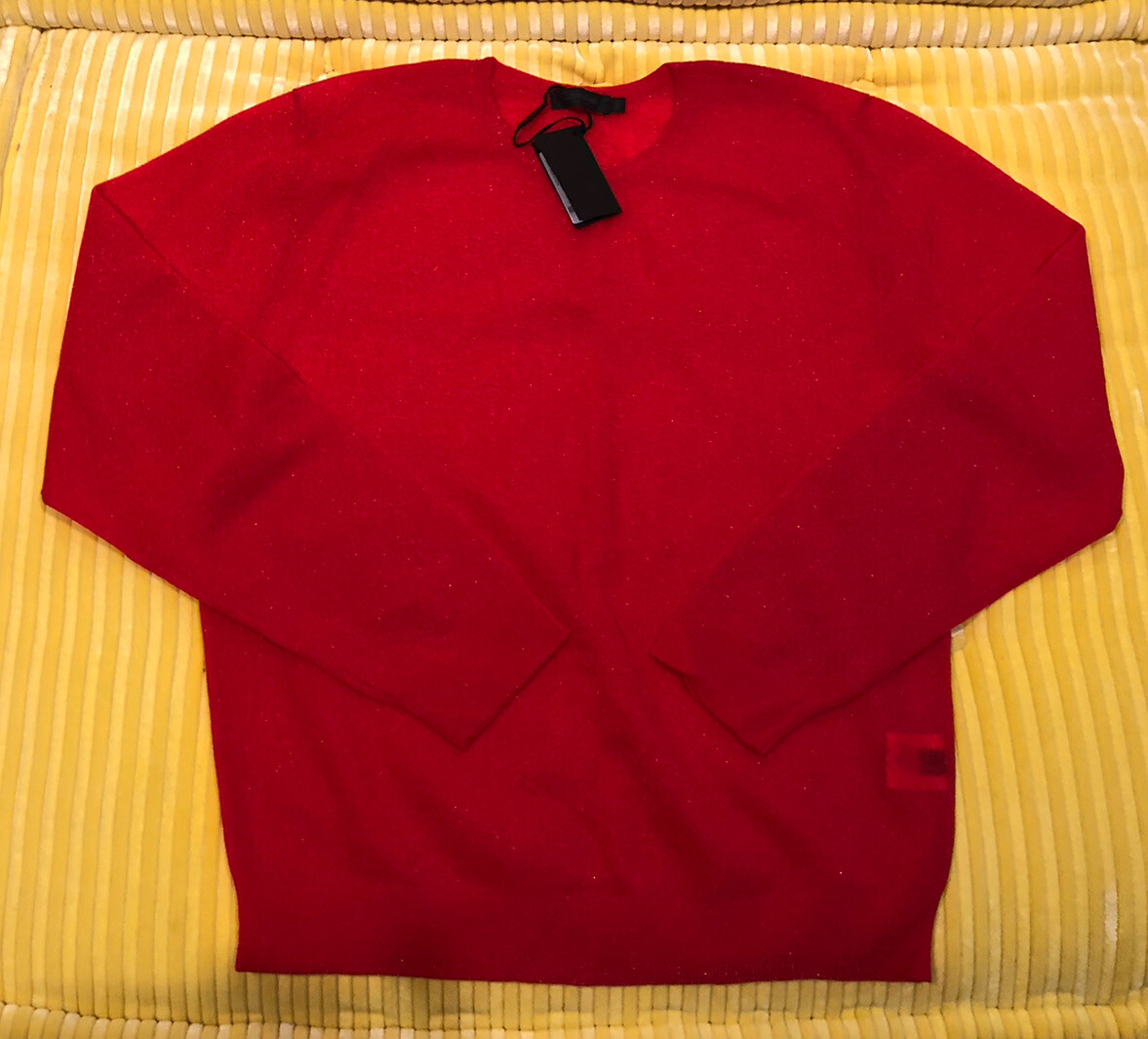 RRP899 Calvin Klein X Raf Simon RunWay Metalized Red Vermilion Top XL ...