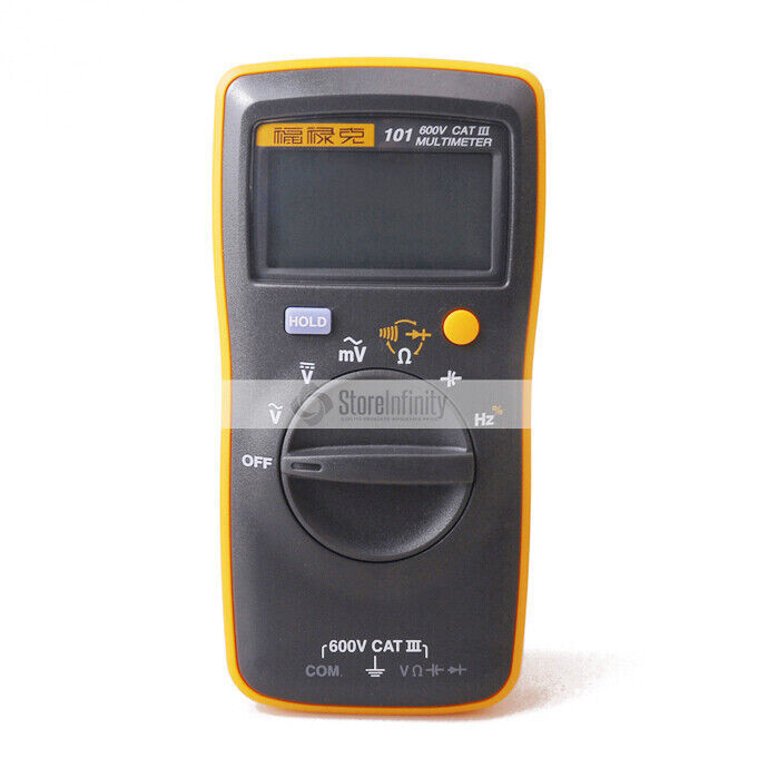 Fluke 101 kit Palm-Sized Digital Multimeter 600V with Magnetic Pendant ...