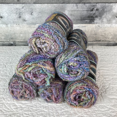 Lion Brand Color Waves "Pebble Beach" Yarn - Discontinued & HTF! -- 6 ...