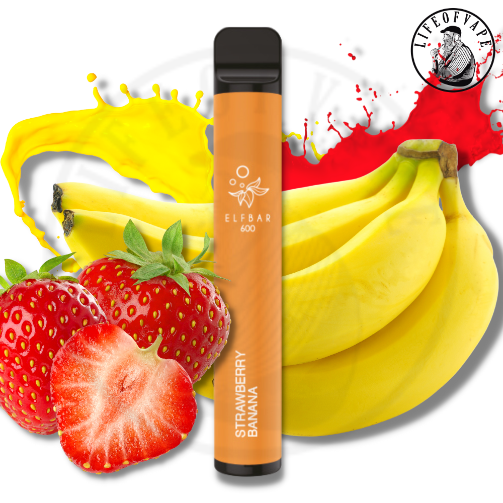 ELFBAR 600 Züge Einweg E-Zigarette mit 0/20mg Nikotin I Liquid E-Shisha ...