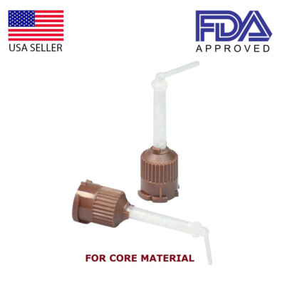 Dental HP Brown Mixing Tips for Endo/Core Material with Intra-Oral Tips ...