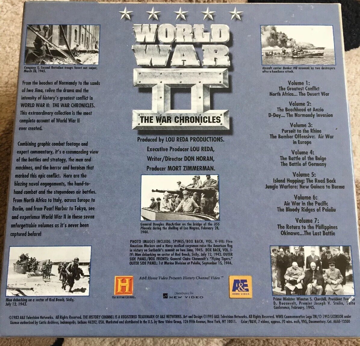 WWII WW2 The War Chronicles History Channel - VHS Documentary Series | eBay