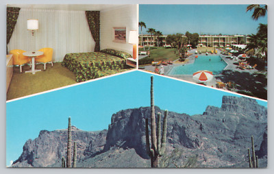 Postcard Sunburst Hotel Scottsdale Arizona | eBay