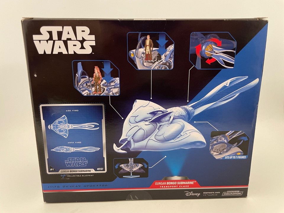 Star Wars Micro Galaxy Squadron Gungan Bongo Submarine #0151 TARGET ...