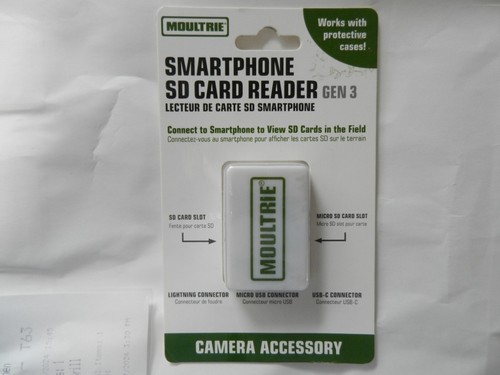 MOULTRIE® SMARTPHONE SD CARD READER Gen 3 MCA-13488 iPhone / Android ...