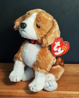 Ty® Beanie Babies 2002 SIDE-KICK Brown & White Beagle 7.5" DOG w/ Tags ...