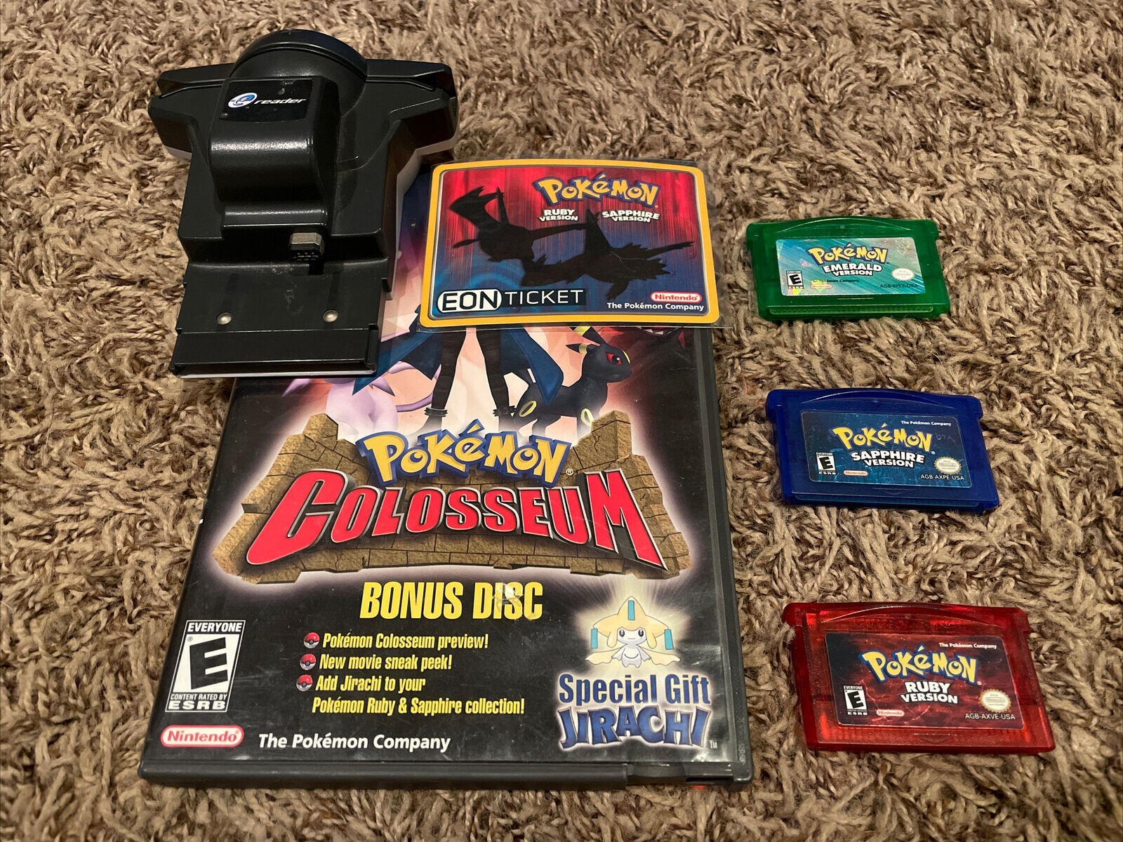 Pokemon Eon Ticket plus Jirachi Distribution *Ruby, Sapphire, Emerald ...