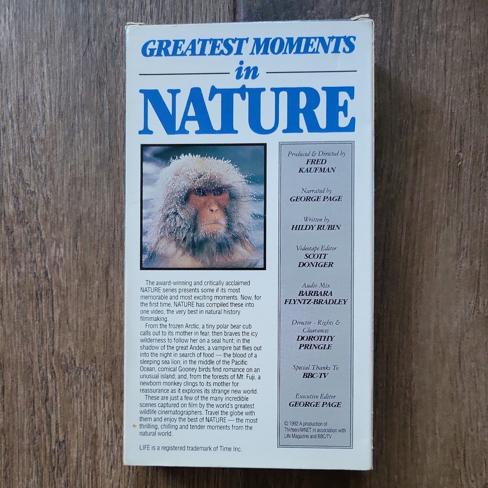 Life Presents Greatest Moments in Nature VHS Tape 1992 | eBay