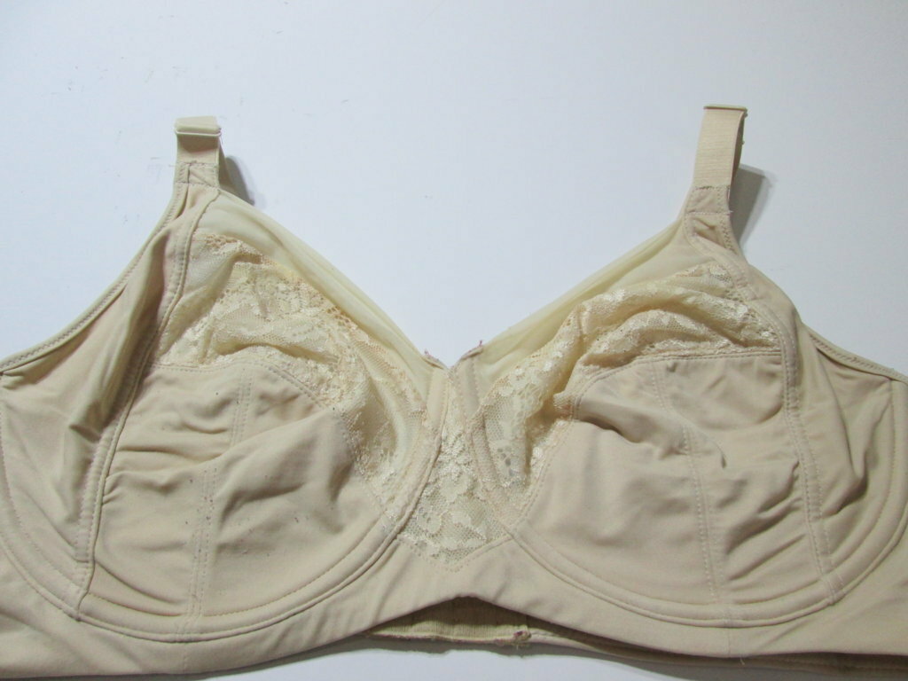 Bali Bra Size 40D Beige Underwired Unlined Adjustable… - Gem