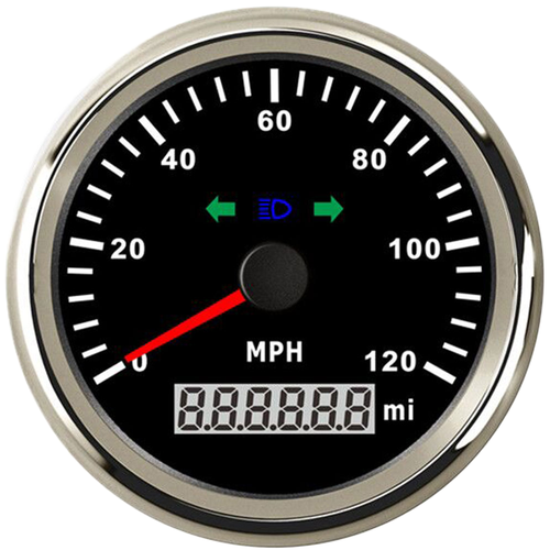 85MM GPS Speedometer 0-120MPH Gauge for Motorcycles Boat Car Truck ...