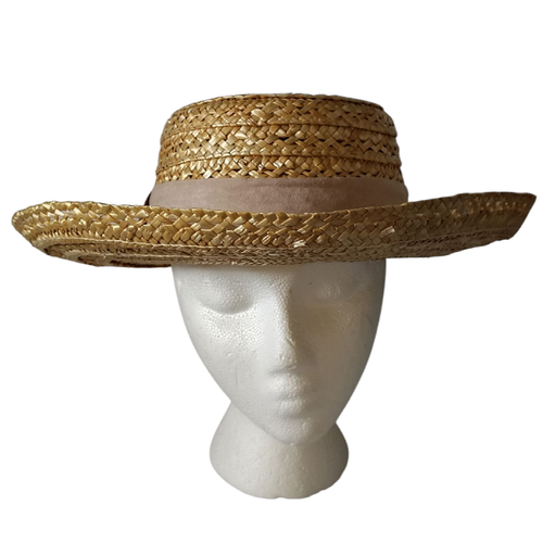 A New Day Straw Boat Hat Natural OS | eBay