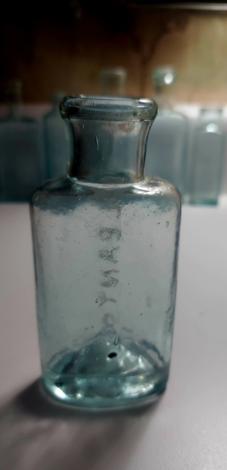 Antique, Pontiled "Albany 8" Blacking Bottle | eBay