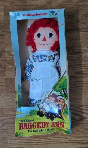 RAGGEDY ANN DOLL ~ KNICKERBOCKER ~ ORIGINAL CLOTHES ~ VINTAGE | eBay