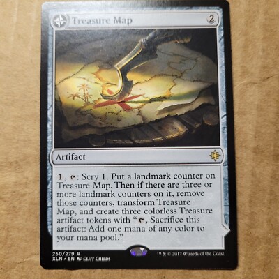 Magic the Gathering MTG Treasure Map (250/279) Ixalan LP/NM XLN English ...