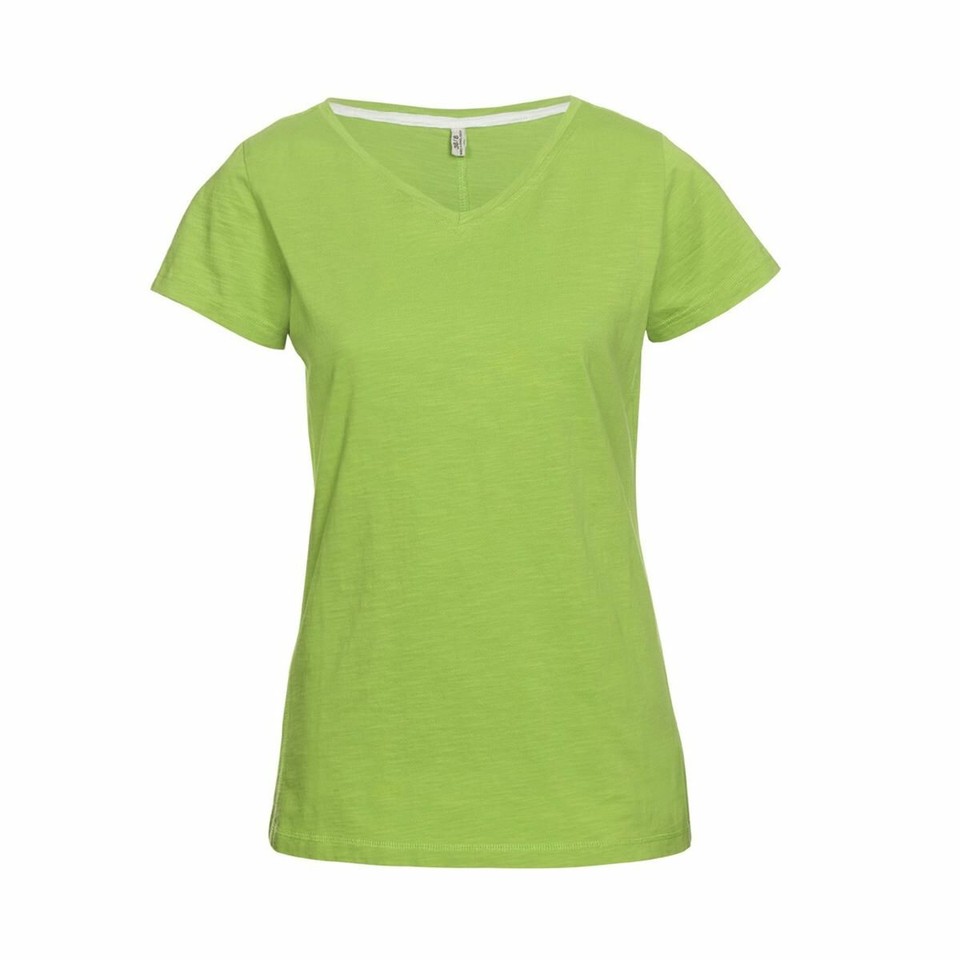 Killtec Women's NEW Rajani Wide V Neck 100% Cotton Short Sleeve T-Shirt ...