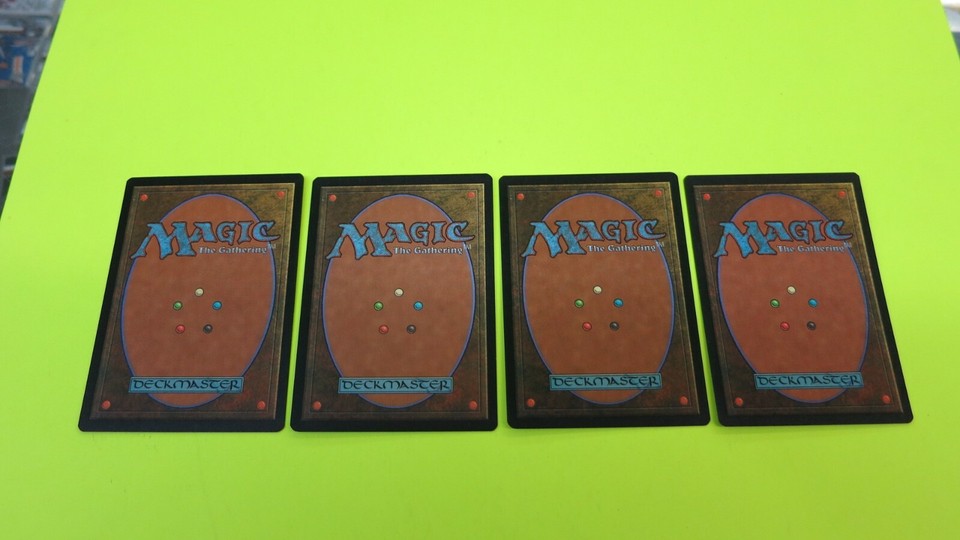 4x MOUNTAIN TEMPEST BASIC LAND MTG MAGIC THE GATHERING BASIC LAND X4 NM ...
