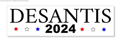Desantis 2024 Car Truck Window Bumper Laptop Cup Cooler Vinyl Sticker ...