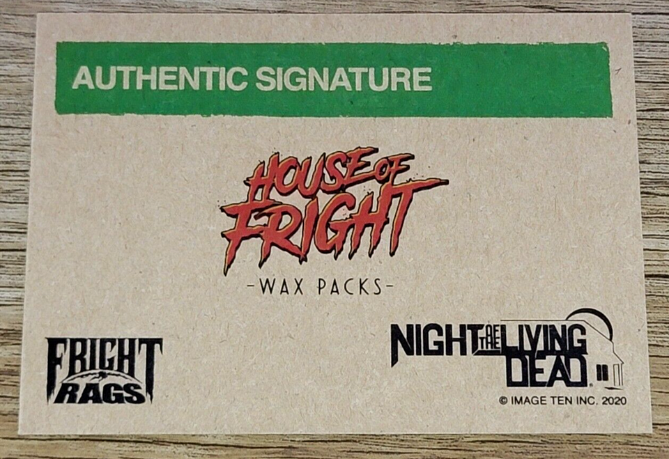 Fright Rags Night of the Living Dead Russ Streiner Autograph | eBay