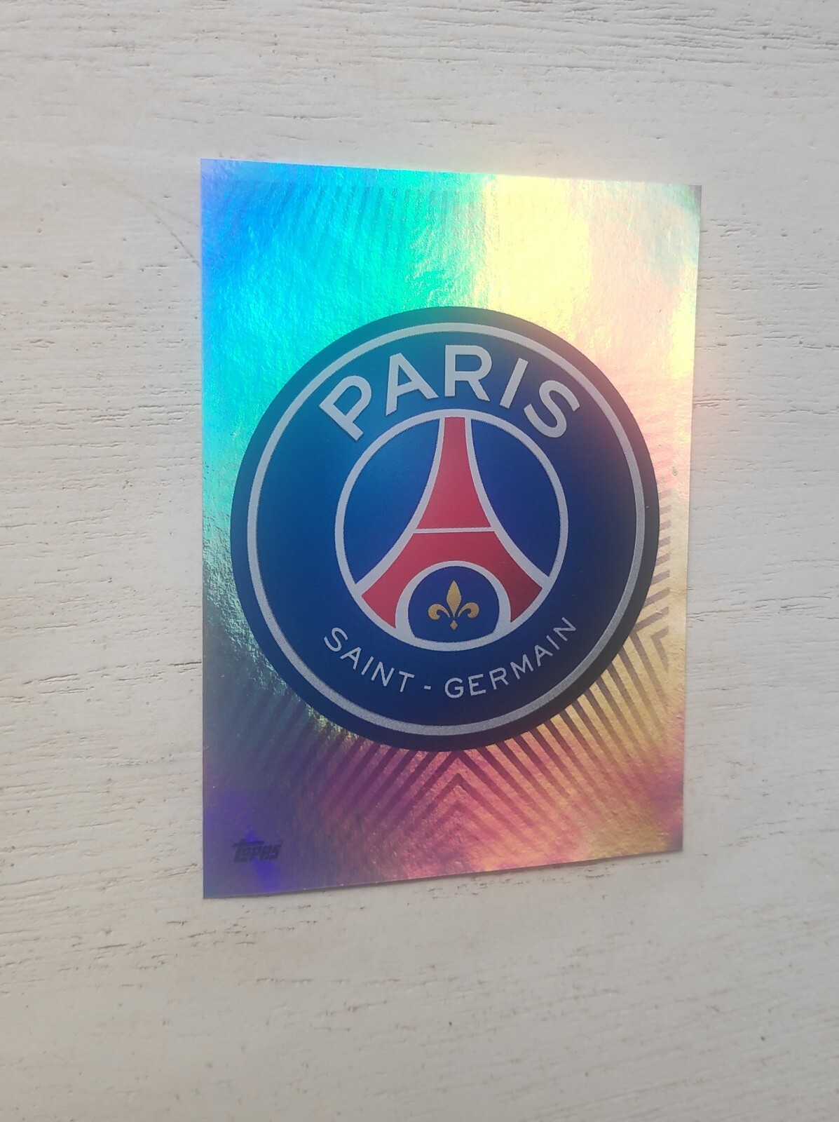 Topps PSG Paris Saint Germain Ecusson Escudo Badge Champions League ...