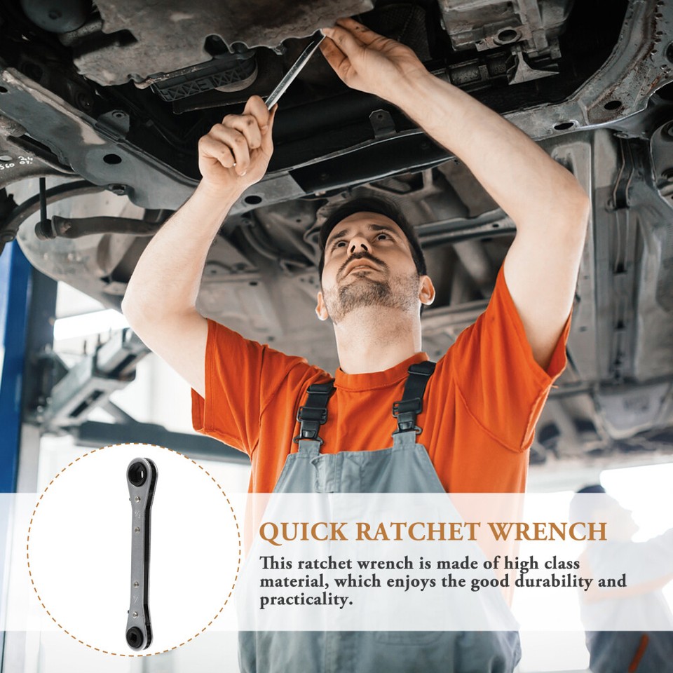 Air Conditioner Valve Wrench Conditioning Ratchet Spanner Repair Tool ...