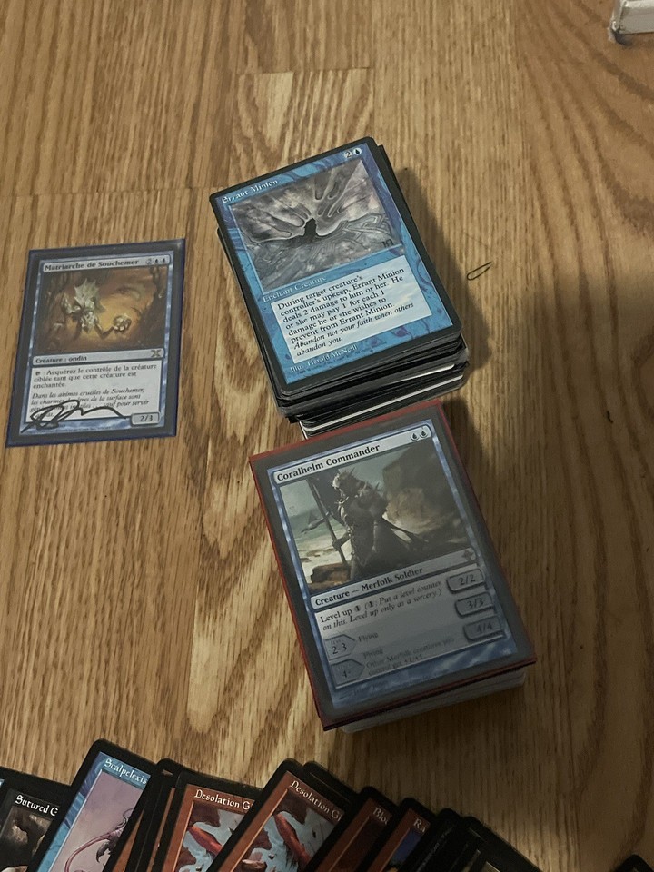 GIANT magic The Gathering Collection/lot Signed Cards, Revised ...