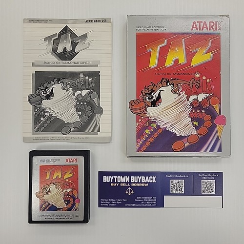 Taz (Atari 2600, 1983) CIB Complete With Box & Manual | eBay