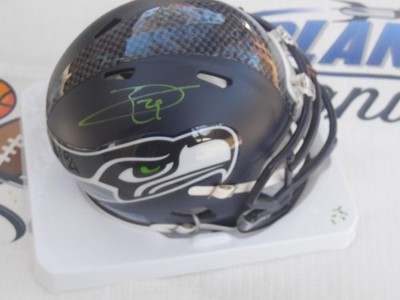 Earl Thomas signed Seattle Seahawks speed mini helmet Beckett BAS COA ...
