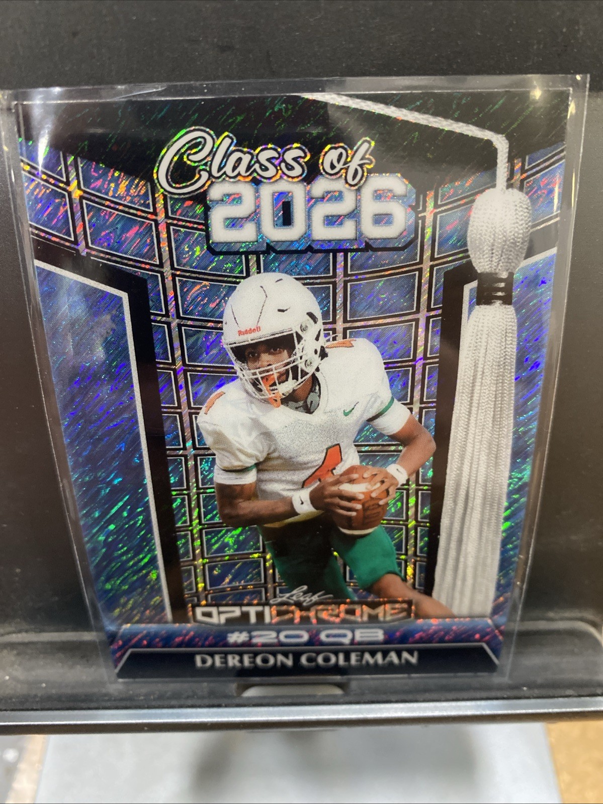 Dereon Coleman 2025 Leaf Optichrome #A-DC3 Aquatic Autographs - Lava ...