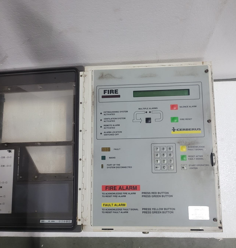 CERBERUS CBA 2000 Fire Alarm System 230V 50/60Hz | eBay