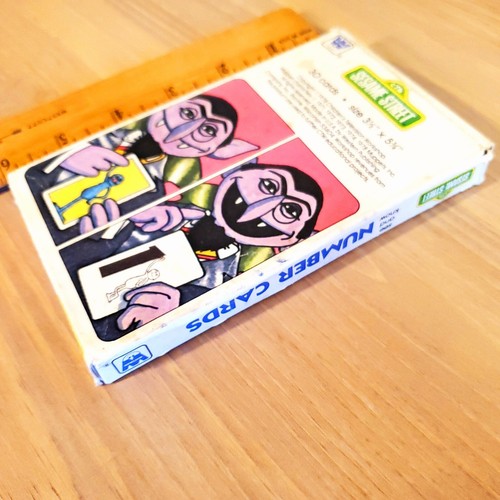 Vintage 1978 Whitman Sesame Street Number Cards x31 The Count von Count ...