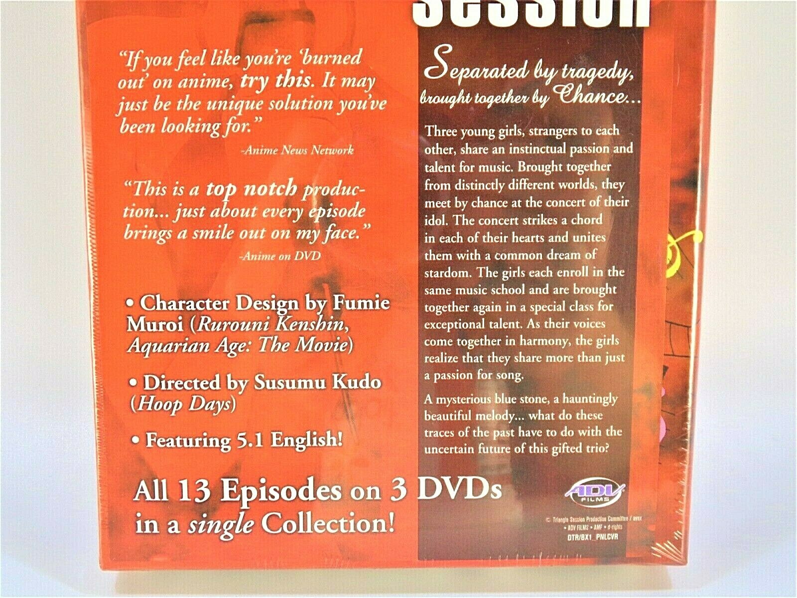 Chance Pop Session Complete Anime Collection Thinpak (DVD, 2006, 3-Disc ...