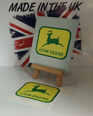 2 X JOHN DEERE DECALS STICKERS FARMING TRACTOR AGRICULTURE FARM LIFE ...