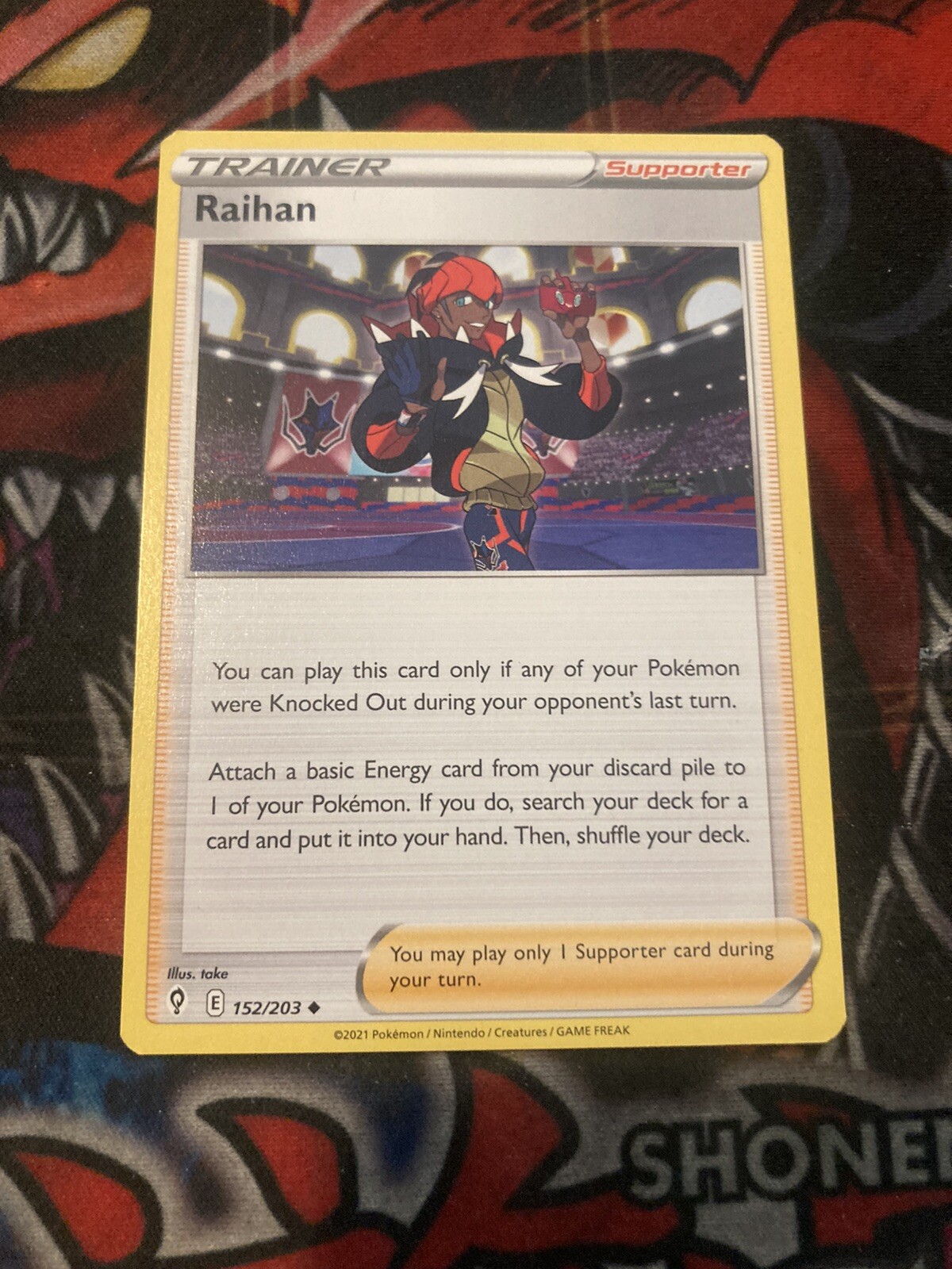 Raihan 152/203 SWSH07: Evolving Skies Regular for sale online | eBay