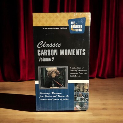 Classic Carson Moments VHS Tape Volume 2 Johnny Carson Tonight Show ...
