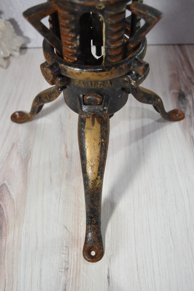 Vtg Antique North Bros Cast Iron Christmas Tree Stand Holiday ...