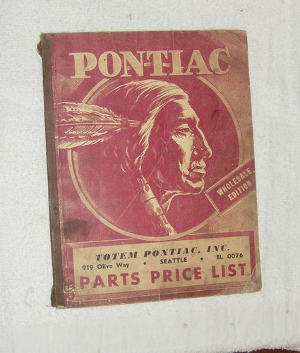 Pontiac Master Parts Book MPC 1940 1941 1942 1946 1947 1948 Catalog ...