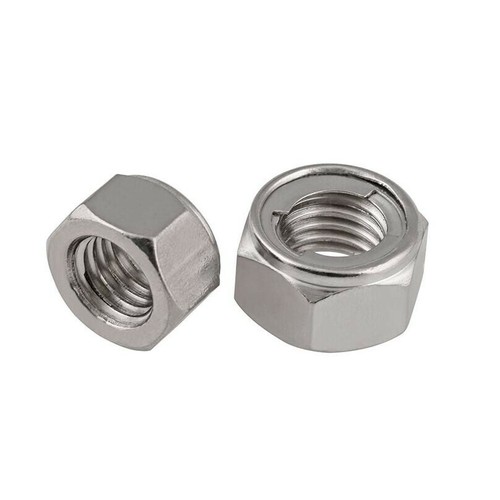 M3~M20 stainless steel metal lock nut GB6184 self-locking Anti-loose ...