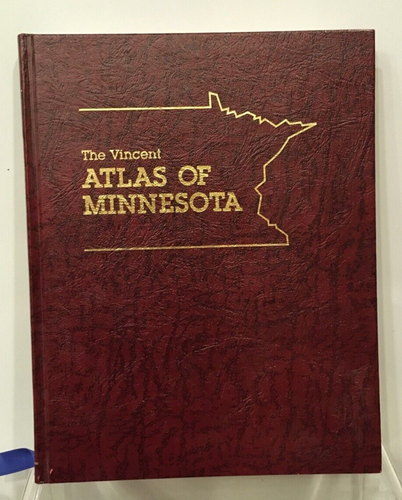 The Vincent Atlas Of Minnesota 1985 First Printing Hardcover St Thomas ...