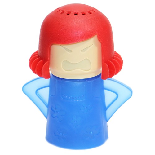 Angry Mama Microwave Oven Cleaner Steam Kitchen Cleaning Tool Red Blue ...