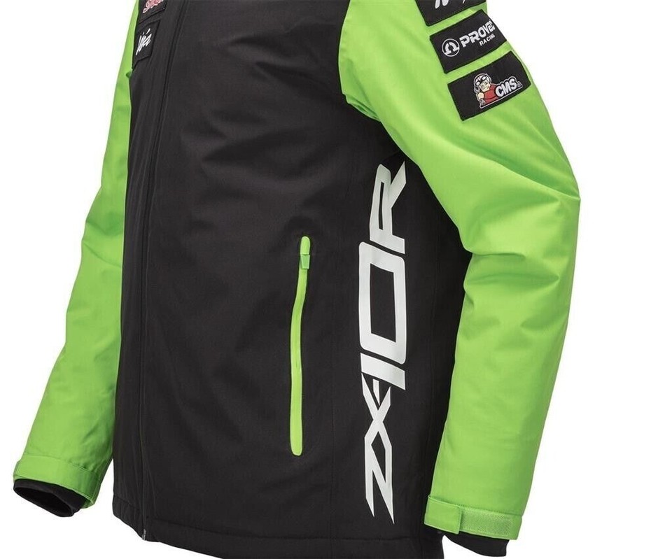 Official Kawasaki WSBK KRT Team Softshell Jacket - 24 | eBay