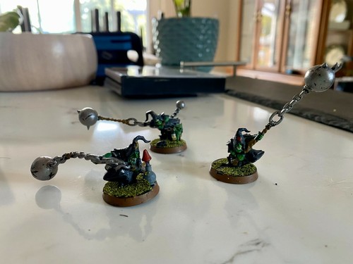 Warhammer Orcs & Goblins Fanatics army lot AOS Greenskinz gitmob ...