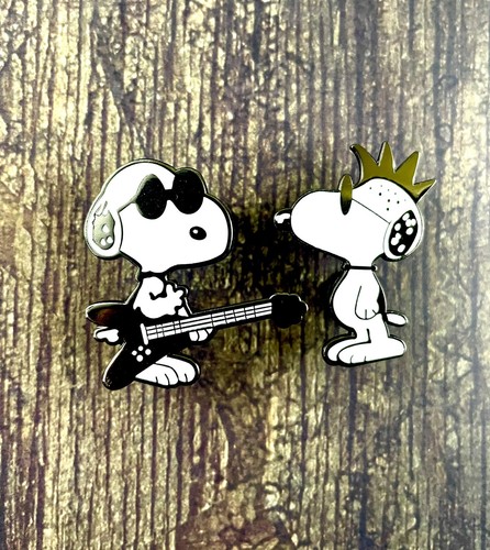 Snoopy Punk Rock 1.5 Inch Enamel Pin Set | eBay