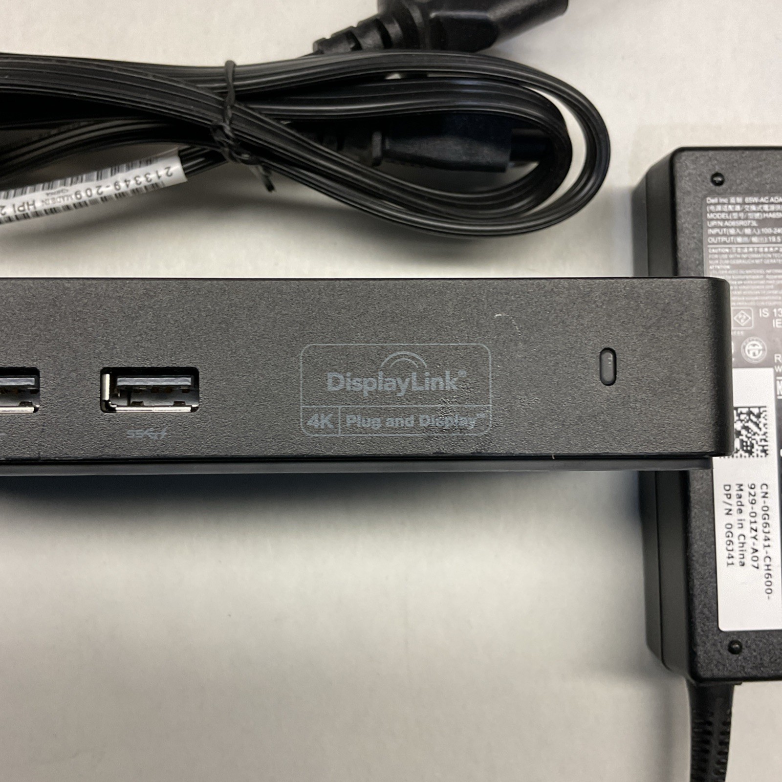 Dell D3100 USB 3.0 Ultra HD/4K Triple Display Docking Station With 65w ...