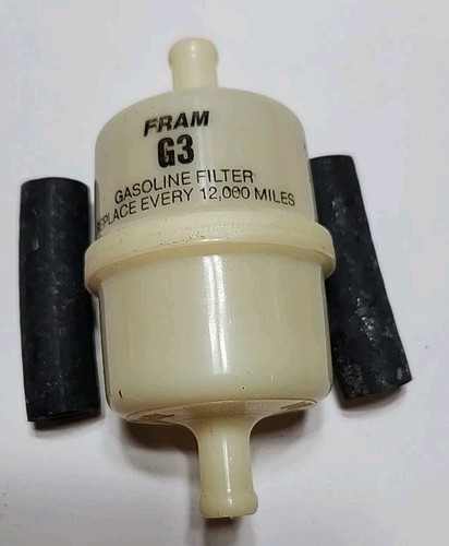 New FRAM G3 Gasoline In-Line Fuel Filter Nos | eBay
