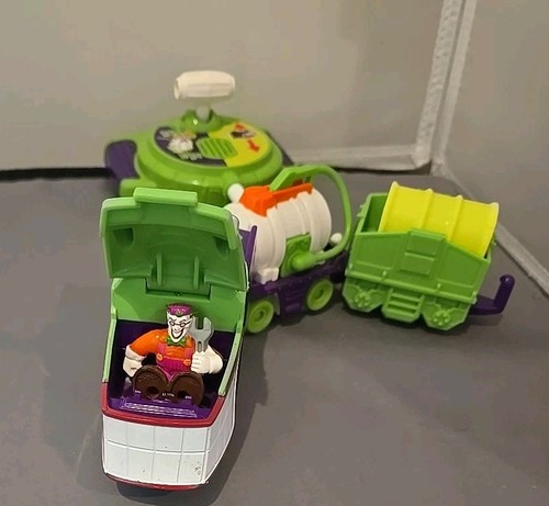 Remote Control GeoTrax DC Batman THE JOKER'S ENGINE W Figure Drum ...