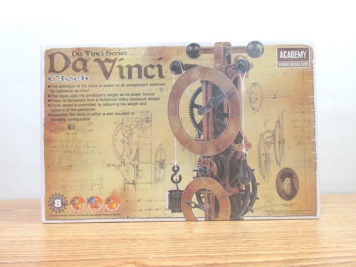 Da Vinci Series Clock Academy Hobby Model Kit. NEW SEALED 8809258928874 ...