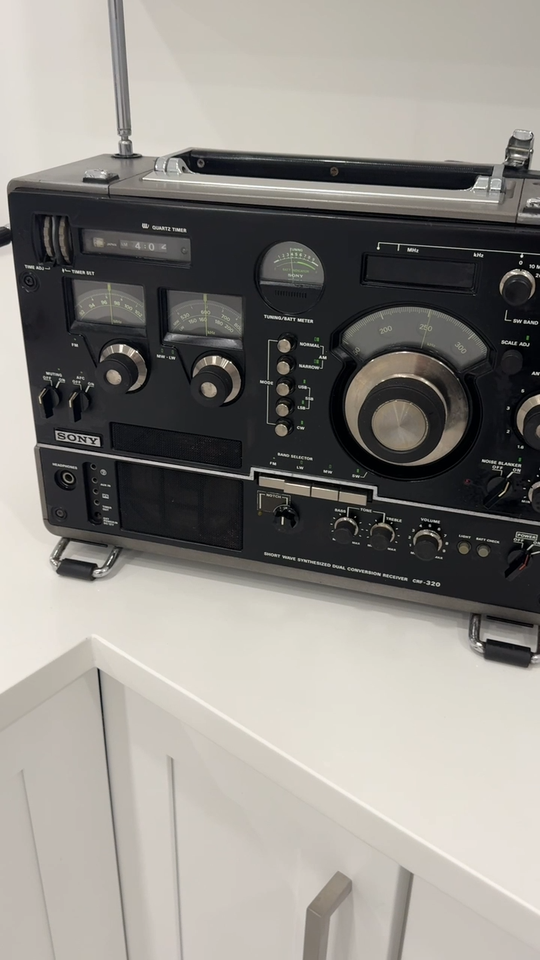 Sony CRF-320 32 Band Radio Receiver Rolls Royce Shortwave AM FM Rare | eBay