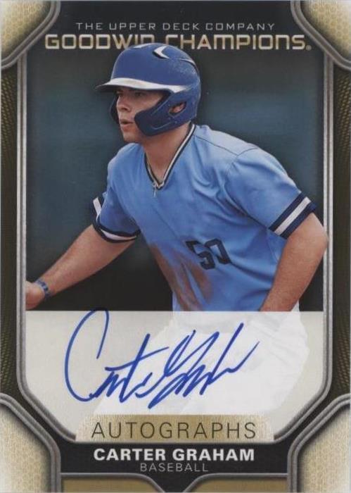 2024 Upper Deck Goodwin Champions - Autographs Carter Graham #A-CG (AU ...