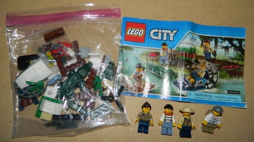 LEGO City 60066 SWAMP POLICE STARTER SET Instructions Minifigures ...