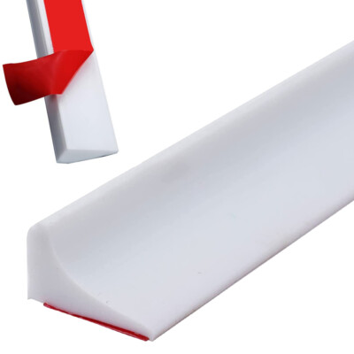 2M Silicone Shower Threshold Water Barrier Bathroom Bath Edging Seal ...